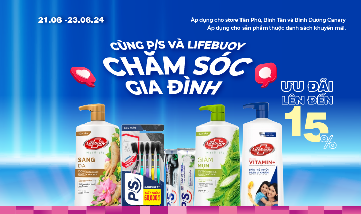 Chăm sóc gia đình cùng Lifebuoy và P/s AEONESHOP