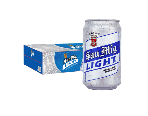 Thùng 24 lon bia San Miguel Light 5% lon 330ml - AEONESHOP