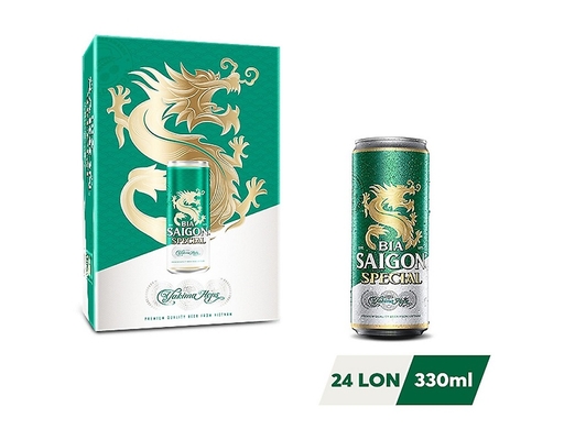 Thùng 24 lon bia Sài Gòn Special Sleek 330ml giá tốt, giao nhanh ...