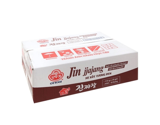 Thùng 20 Mì Ottogi Jin Xốt Tương Đen 135g x 20