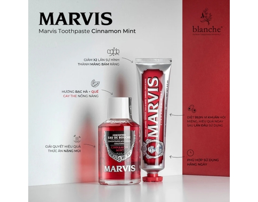 Kem Đánh Răng Marvis Cinnamon Mint 85ml