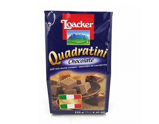 Bánh Xốp Quadratini Soccola Loacker 125g