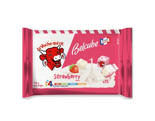 Phô Mai Con Bò Cười Vị Dâu Belcube 78g