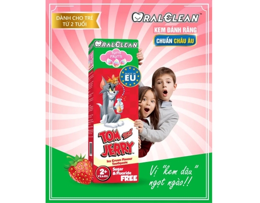 Kem Đánh Răng Trái Cây Dành Cho Trẻ Em Oral-Clean Tutti Frutti 75ml
