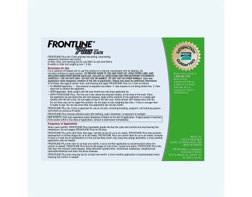 Thuốc Trị Ve Cho Mèo Frontline Plus For Cat 1 Tuýp 0.5ml