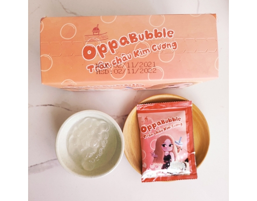 Trân Châu Kim Cương Oppa Bubble Hộp 10 Gói x 35g