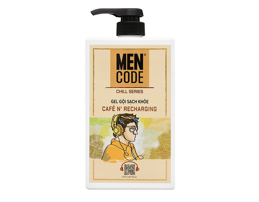Gel Gội Men Code Sạch Khỏe Cafe N` Recharging 630ml