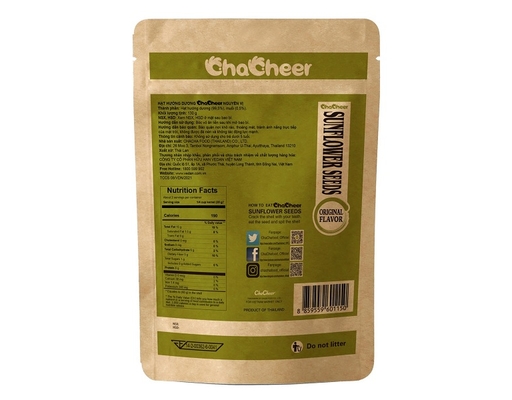 Hạt Hướng Dương Chacheer Vị Nguyên Bản 130g