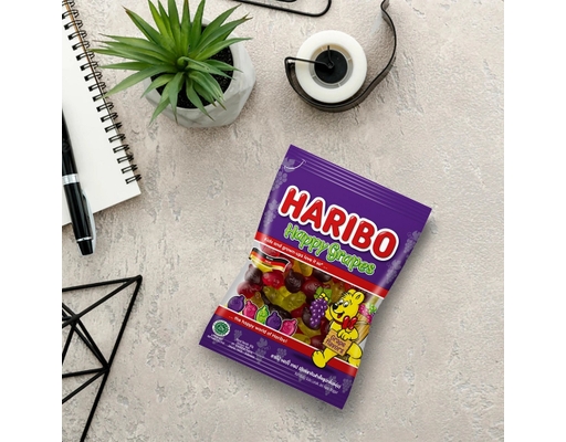 Kẹo Dẻo Happy Grapes Haribo 80g