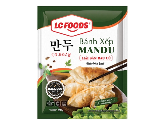 Bánh Mandu Hải Sản Rau Củ LC Foods 350g