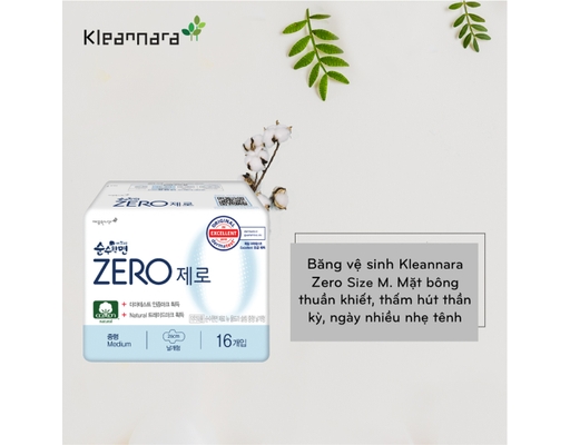 Băng Vệ Sinh Soonsoohanmyeon Zero 26cm 16 Miếng