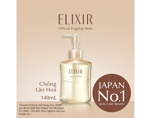 Sữa Rửa Mặt Và Tẩy Trang Sạch Sâu Dưỡng Ẩm Elixir Moist-In Cleanser 140ml
