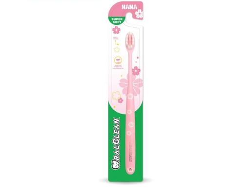 Bàn Chải Đánh Răng Oral-Clean Giúp Làm Sạch Răng Miệng Hana Super Soft