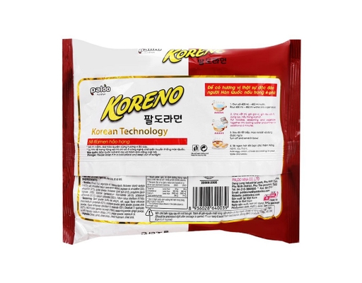 Thùng 24 gói mì nấu Koreno vị bò cay gói 100g giá tốt tại AEONESHOP