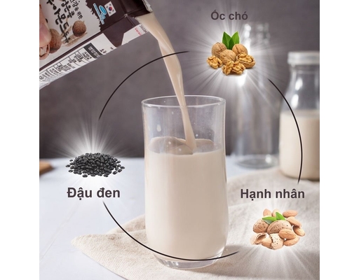 Thùng 20 bịch sữa óc chó hạnh nhân đậu đen Sahmyook 190ml GIÁ TỐT