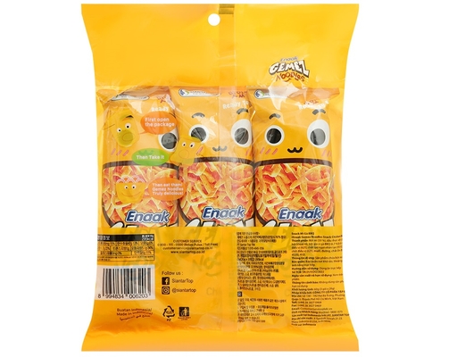 Gói 3 Snack Mì Enaak Hương Gà BBQ 3 x 20g