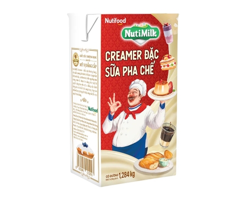 Creamer sữa đặc có đường NutiMilk đỏ hộp 1.284g tại AEONESHOP