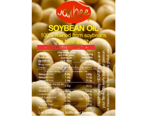 Dầu Đậu Nành Janbee 1L