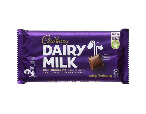 Socola Sữa Dairy Milk Cadbury 160g