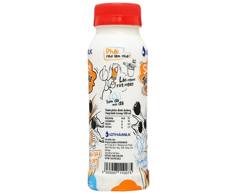 Sữa Tươi Lothamilk Trân Châu Đường Đen 250ml