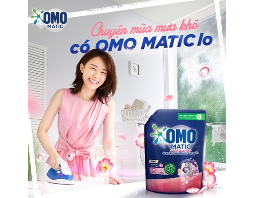 Nước Giặt Omo Matic Cửa Trước Ngăn Ngừa Mùi Ẩm Mốc 2.8kg