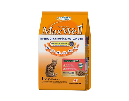 Thức Ăn Cho Mèo Maxwell Vị Cá 1.6kg