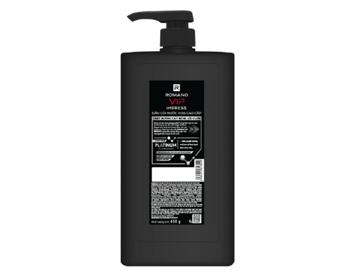 Dầu Gội Cho Nam Hương Nước Hoa Romano VIP Impress 650g