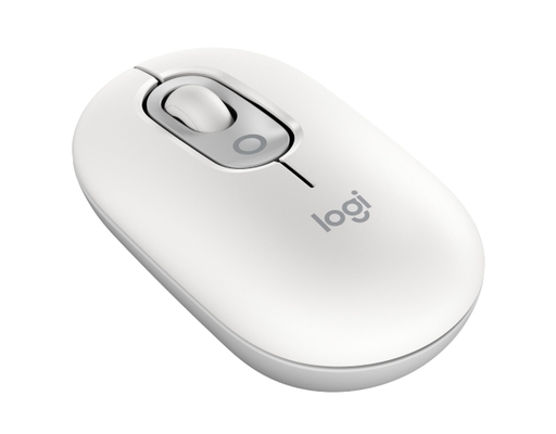 Chuột Không Dây Silent Logitech POP Icon Màu Trắng Nhạt