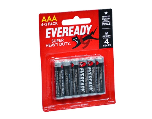Pin Eveready Zinc Carbon SHD AAA 1212 BP4