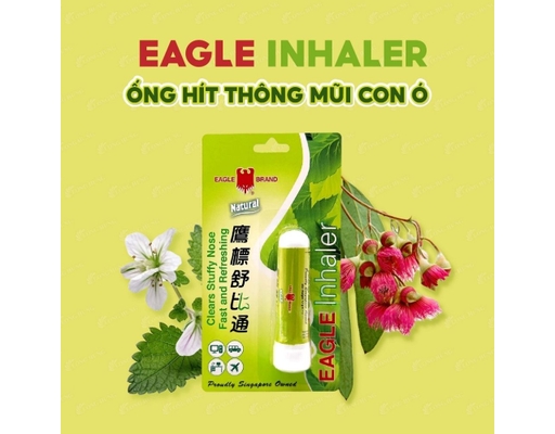 Ống Hít Eagle Brand Thông Mũi Con Ó Inhaler 1.1g