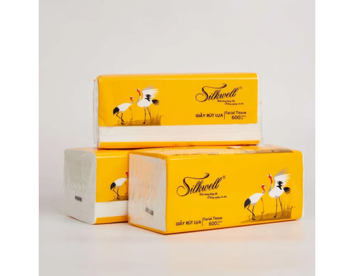 Lô 2+1 Khăn Giấy Rút Silkwell 3 Lớp 200 Tờ