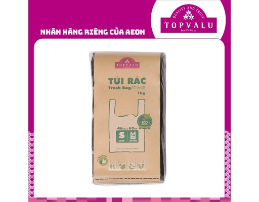 Túi Rác Topvalu Màu Đen 1kg Size S