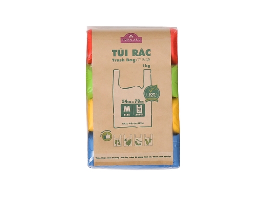 Túi Rác Màu Topvalu 1kg Size M