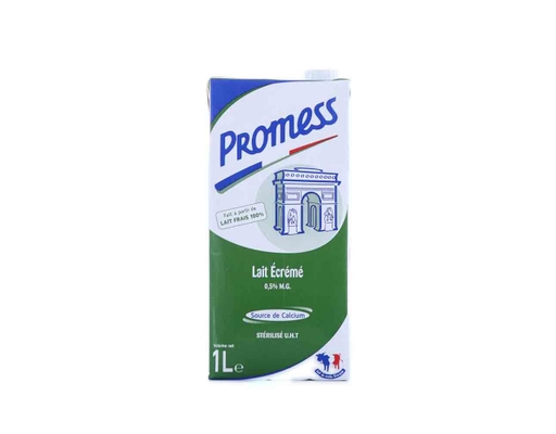 Sữa tươi tiệt trùng Promess không béo 1L giá tốt Tháng 2/2026