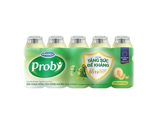 Sữa Chua Uống Probi Vị Dưa Gang 5 x 65ml