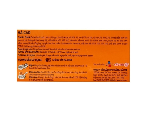 Há Cảo CJ Cầu Tre 500g