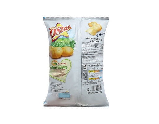 Snack Khoai Tây O'star Vị Tảo Biển 152g