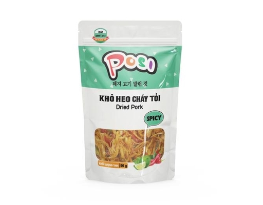 Khô Heo Cháy Tỏi Posi 50g