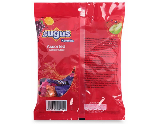 Kẹo mềm hương trái cây Sugus gói 210g giá tốt Tháng 1/2026