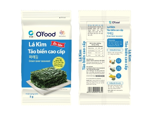 Lá Kim Tảo Biển O'food Cao Cấp Lốc 3 Gói x 5g