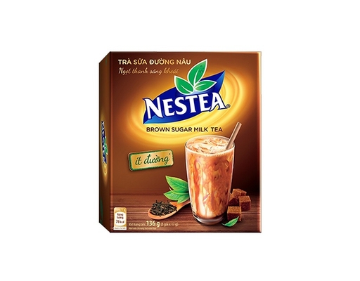 Trà Sữa Đường Nâu Nestea 8 x 17g