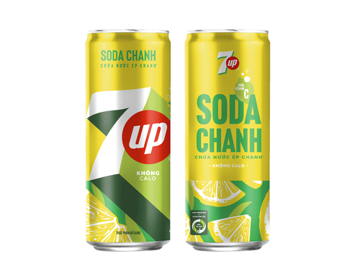 Nước Uống 7Up Có Gas Soda Chanh 320ml