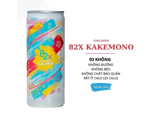 Nước Uống Kakemono Collagen 82x Ổi Hồng 245ml