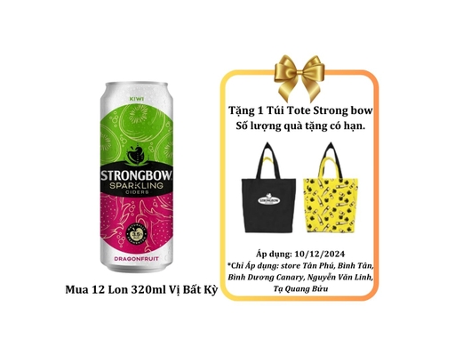 Nước Táo Lên Men Strongbow Vị Kiwi Thanh Long