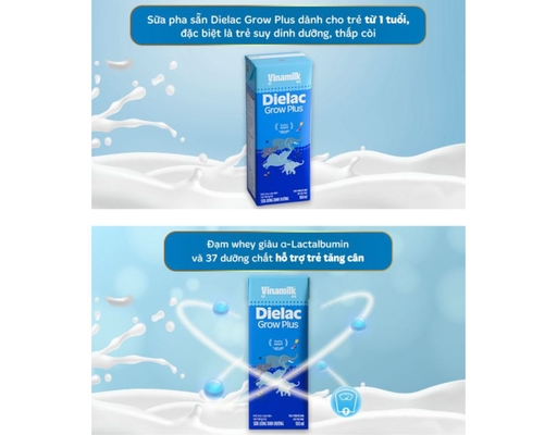Lốc 4 Hộp Sữa Bột Pha Sẵn Vinamilk Dielac Grow Plus (Sữa Non) tại AEONESHOP