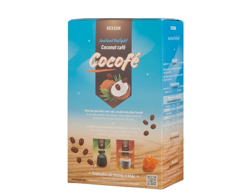 Cà Phê Sữa Dừa Cocofé RexSun 10 x 16g