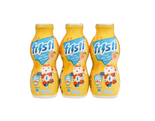 Thùng 8 Lốc Sữa Chua Uống Fristi Vị Đào Tiên 80ml