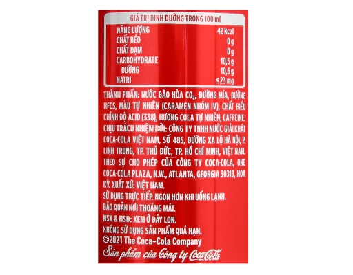 Lốc 6 lon nước ngọt Coca Cola lon 320ml giá tốt - AEONESHOP