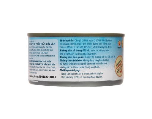 Cá Ngừ Đại Dương Ngâm Dầu Seaspimex 185g