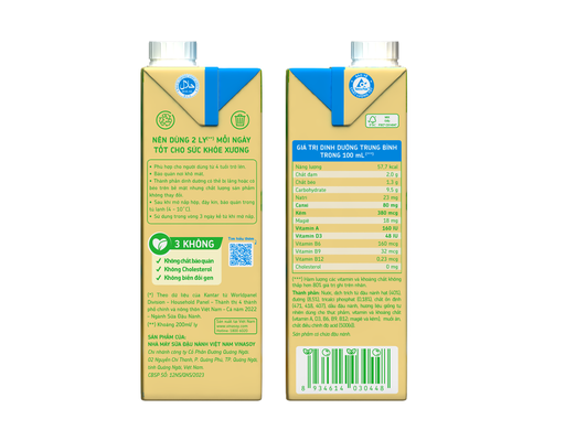 Thùng 10 Hộp Sữa Đậu Nành Fami Canxi 1L tại AEONESHOP